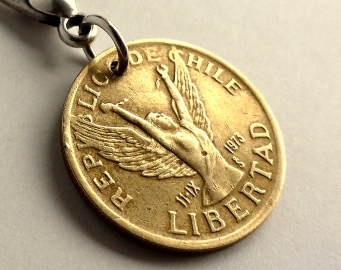 Chilean Zipper Charm, Zipper Charm, Vintage Charm, Coin Charm, Vintage ...