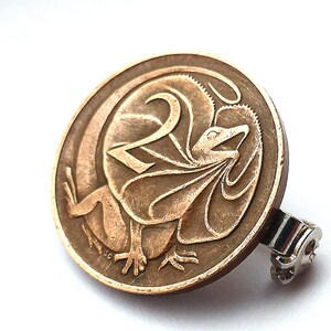 Australian Brooch Lizards Reptiles Coin Pin Animal - Etsy