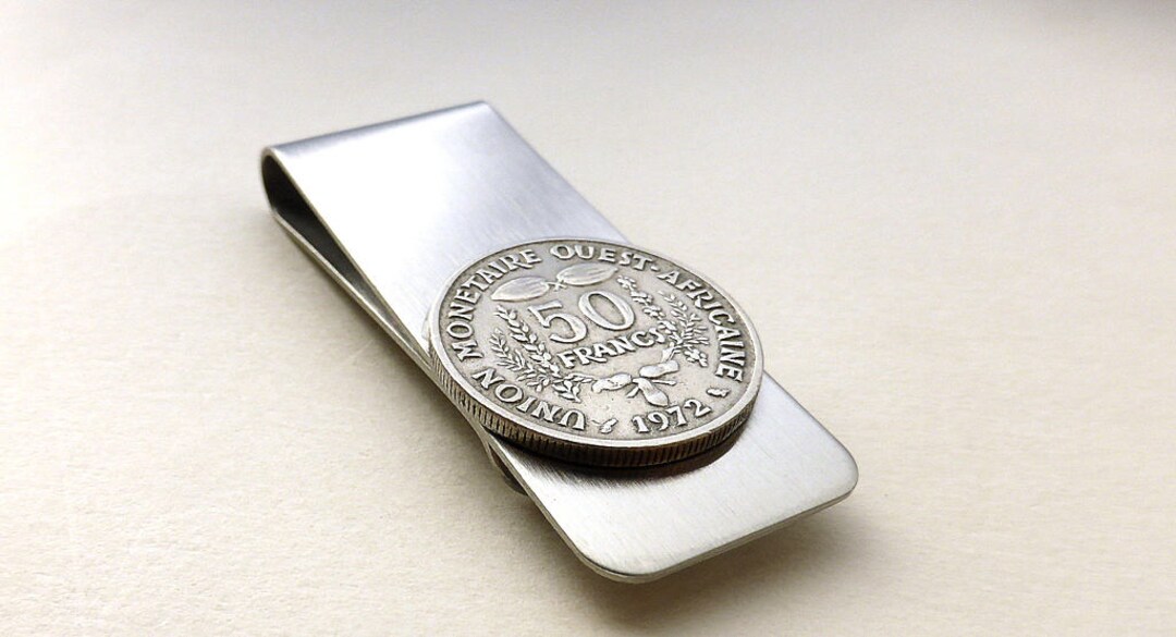 African, Money Clip, West African States, 1972, Men's Accessory, Men's ...