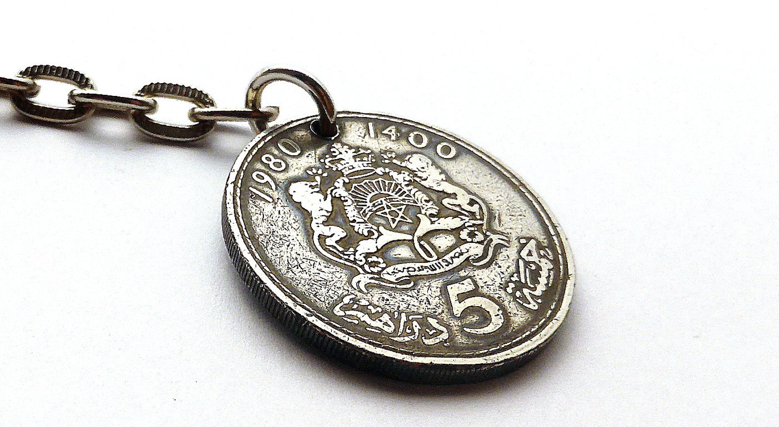 Moroccan Coin Keychain Vintage Keychain Men's Accessory - Etsy