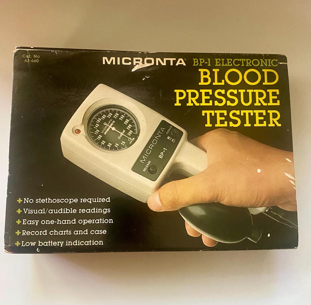Micronta Radio Shack Home Blood Pressure Tester / Vintage Medical ...