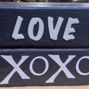 WEDDING/LOVE Wood Word Stacking Block Set for Home Decor, Decorating ...