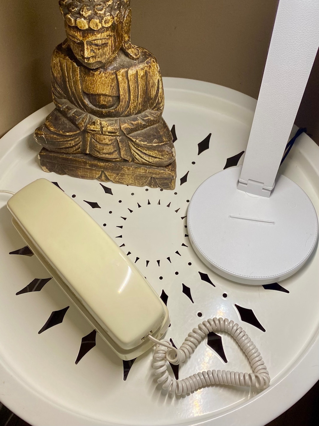 Vintage Landline Phone / 1980s / White GPX Slimline Touch Tone Pulse ...