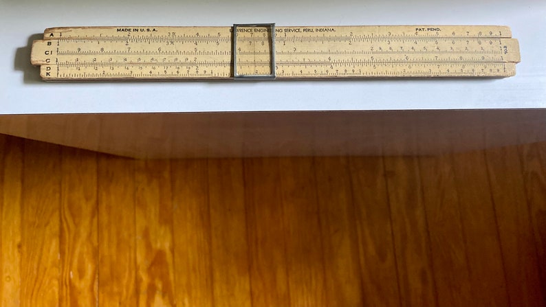 Vintage Slide Rule / 1950s / Vintage Promotional Advertisement - Etsy
