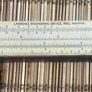 Vintage Slide Rule / 1950s / Vintage Promotional Advertisement / Period ...