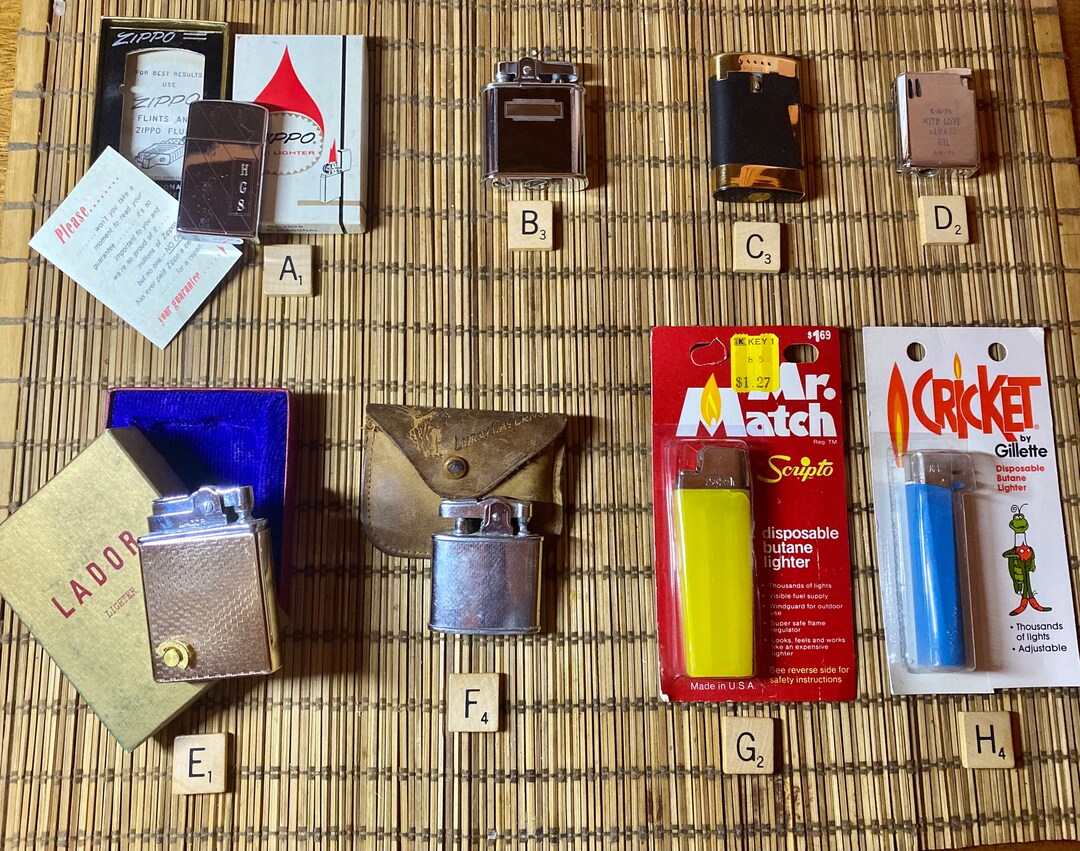 Vintage Assorted Lighters 1950s-1980s / Collectibles / Tobacco Antiques ...