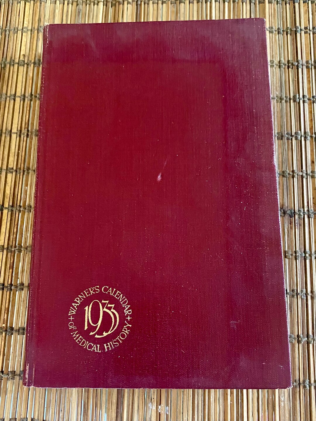 1933 Vintage Medical Calendar Date Book / Warner’s Calendar of Medical ...