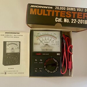 Vintage Radio Shack Micronta Multitester / Retro Electronics/ 1980s ...