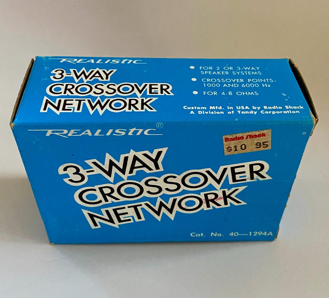 Vintage Radio Shack Realistic 3 Way Crossover Network / Vintage ...