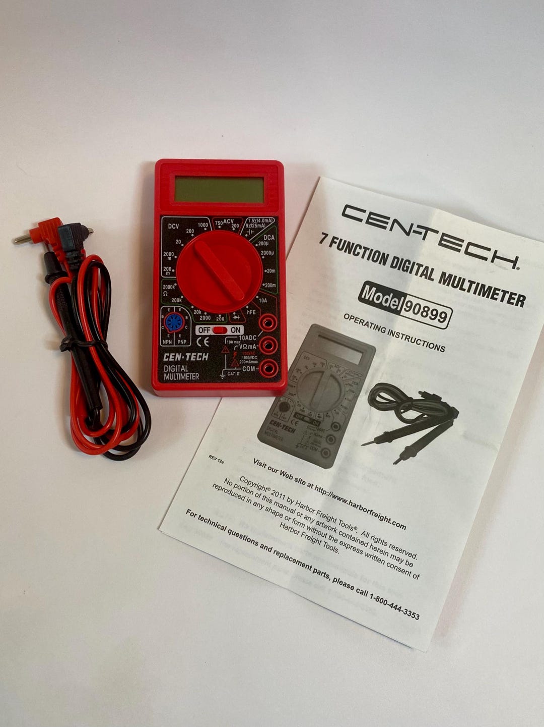 Vintage Cen-tech 7 Function Digital Multimeter / Retro Electronics ...