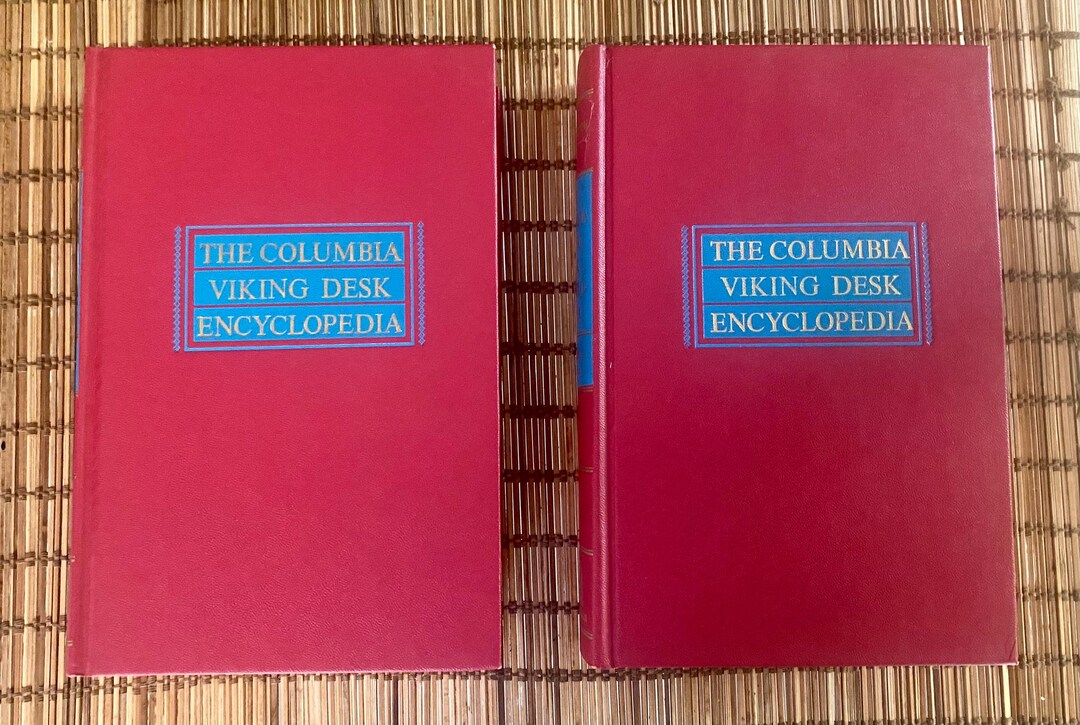 1968 Vintage Encyclopedias / the Columbia Viking Desk Encyclopedia ...
