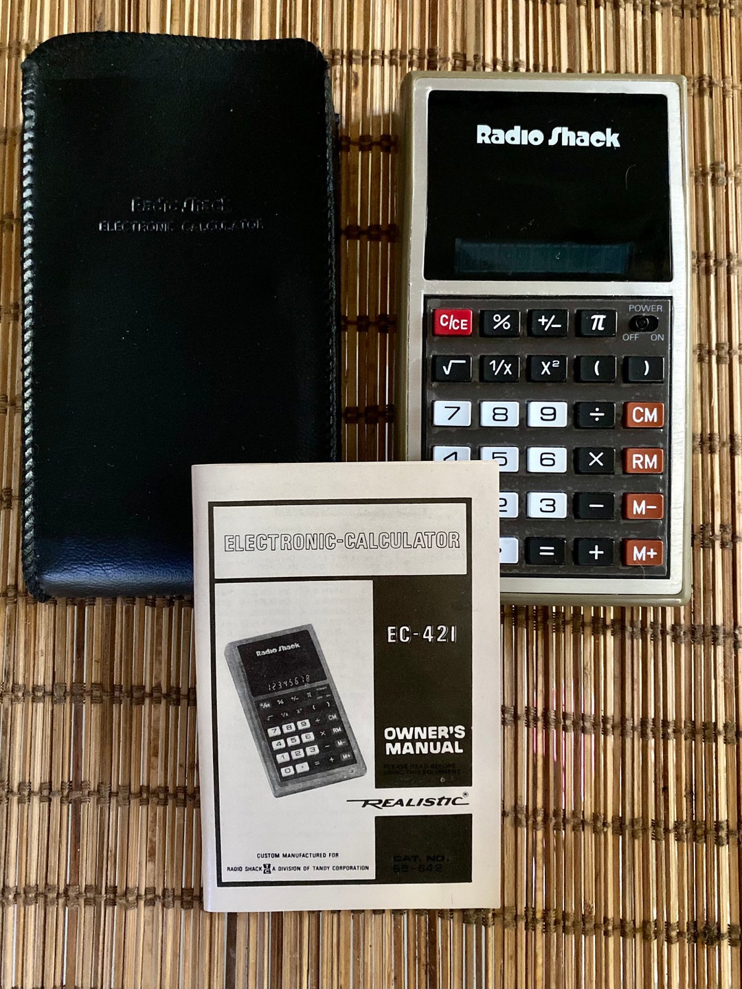 Vintage Radio Shack EC-421 Electronic Calculator With Original Owners ...