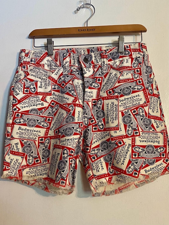 Budweiser Vintage Logo High Rise Unisex Shorts / vint… - Gem