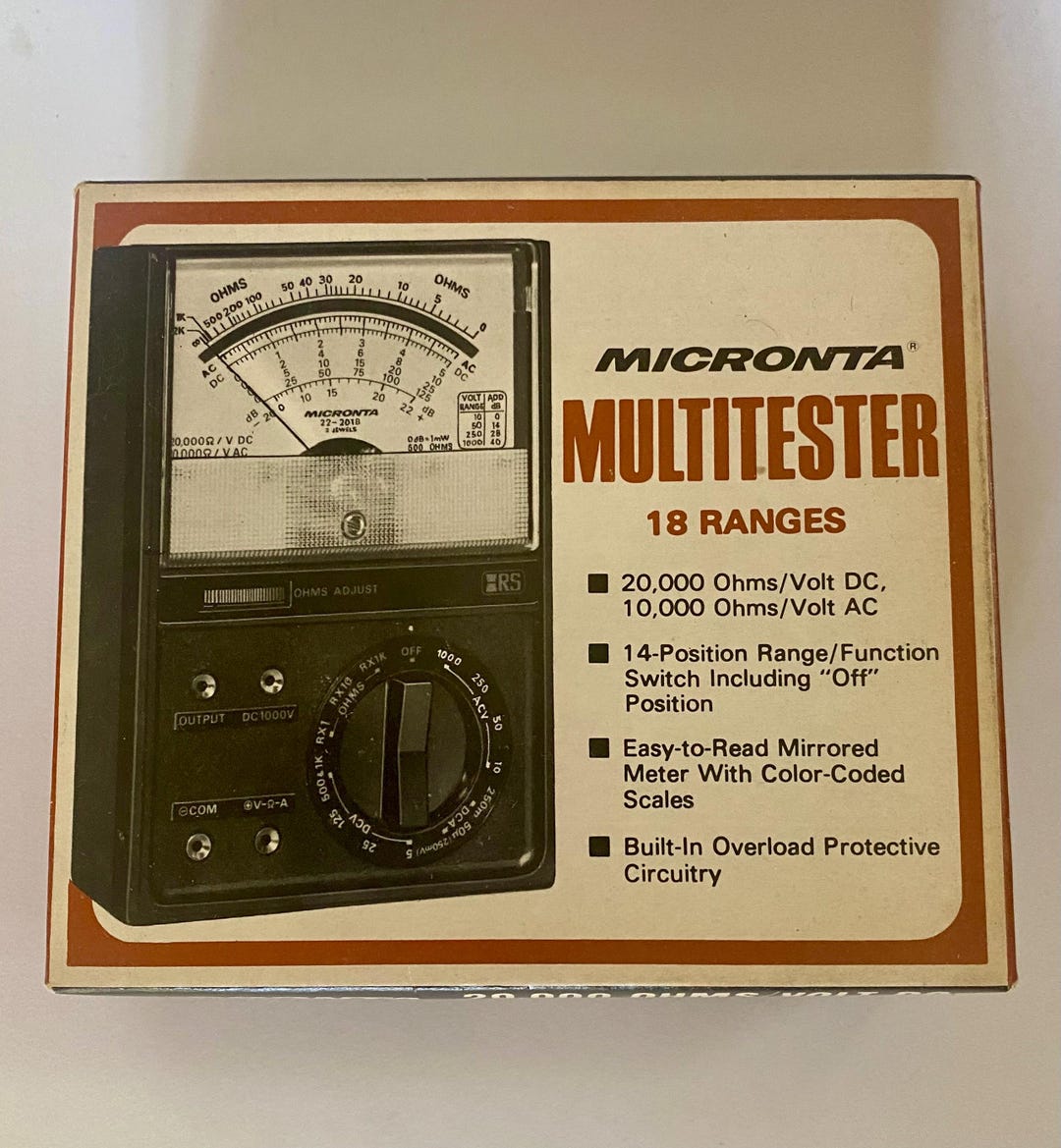 Vintage Radio Shack Micronta Multitester / Retro Electronics/ 1980s ...