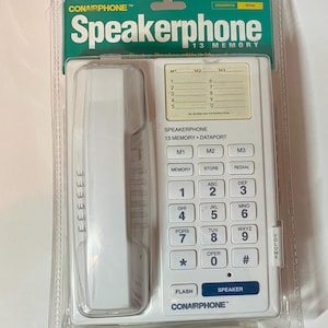 Conair Landline Speaker Phone / 1980s / Vintage Telephone - Etsy