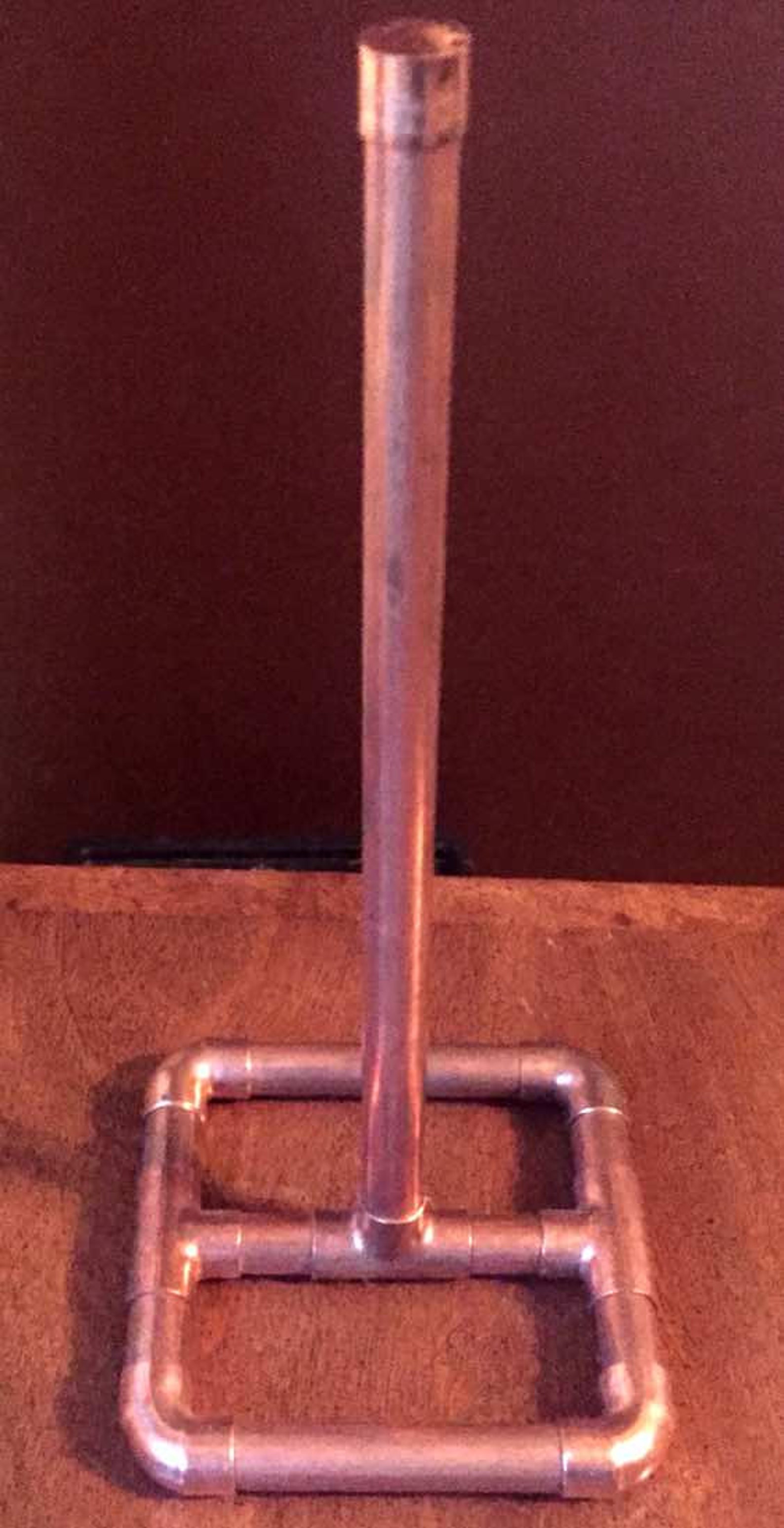 Copper Pipe Toilet Paper/paper Towel Holder Industrial Floor - Etsy