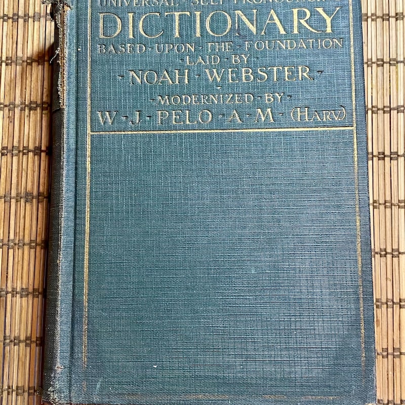 Antique Dictionary - Etsy
