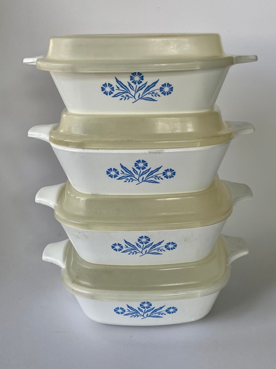 Corningware Vintage Petite Pots With Lids / Set of Four / 1970s / Retro ...