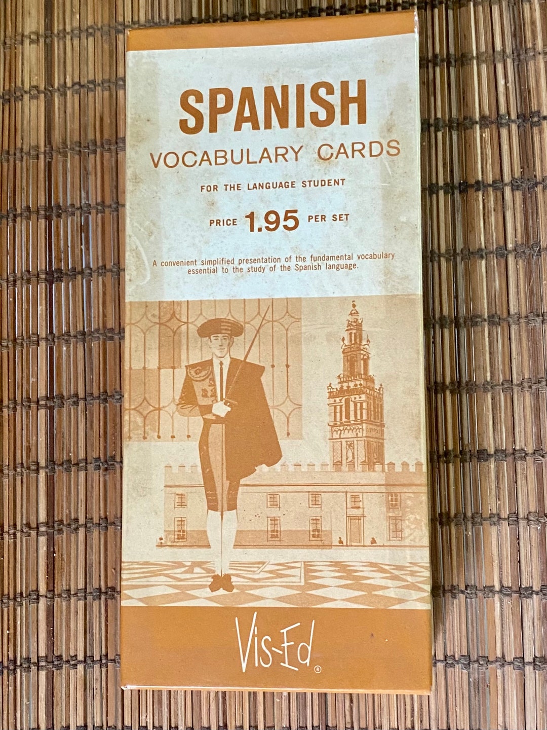 1960s Vintage Spanish Vocabulary Cards / Vintage Education Tools ...