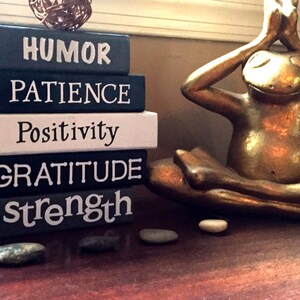 HOPE AND ENCOURAGEMENT Wood Word Blocks...stacking Block Set for Home ...