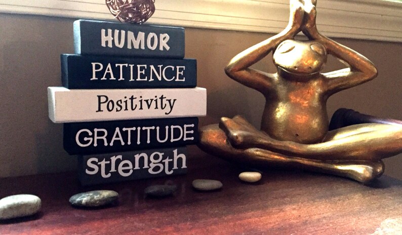 HOPE AND ENCOURAGEMENT Wood Word Blocks...stacking Block Set | Etsy