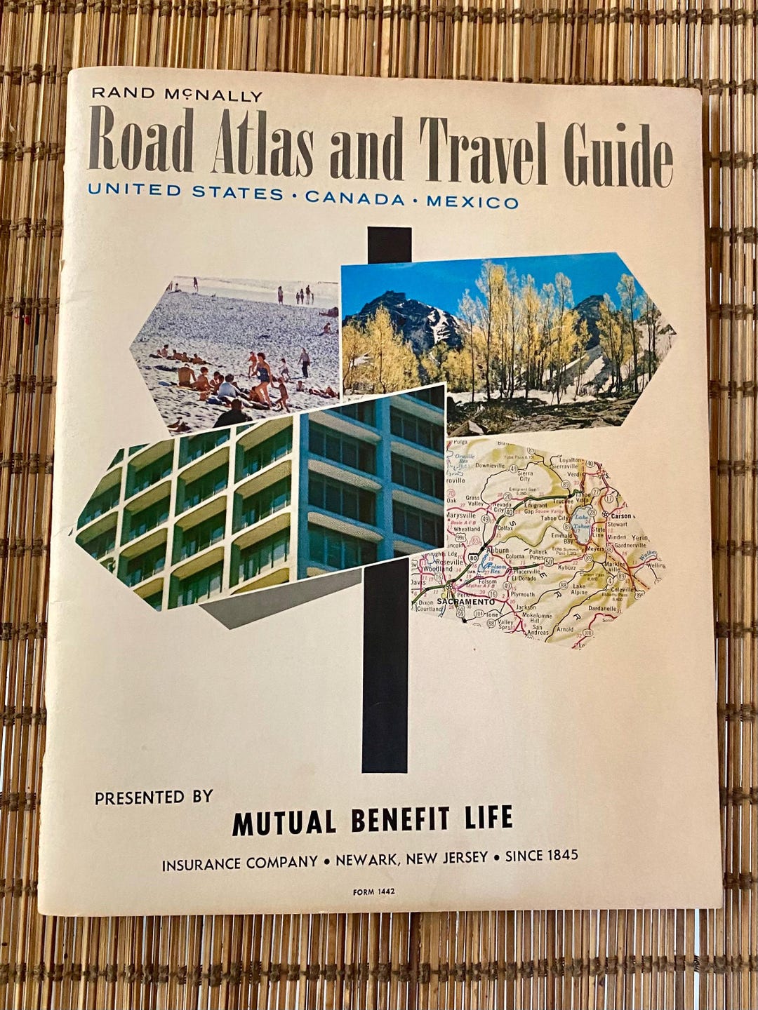 Rand Mcnally Road Atlas and Travel Guide / Vintage Book / Softcover ...
