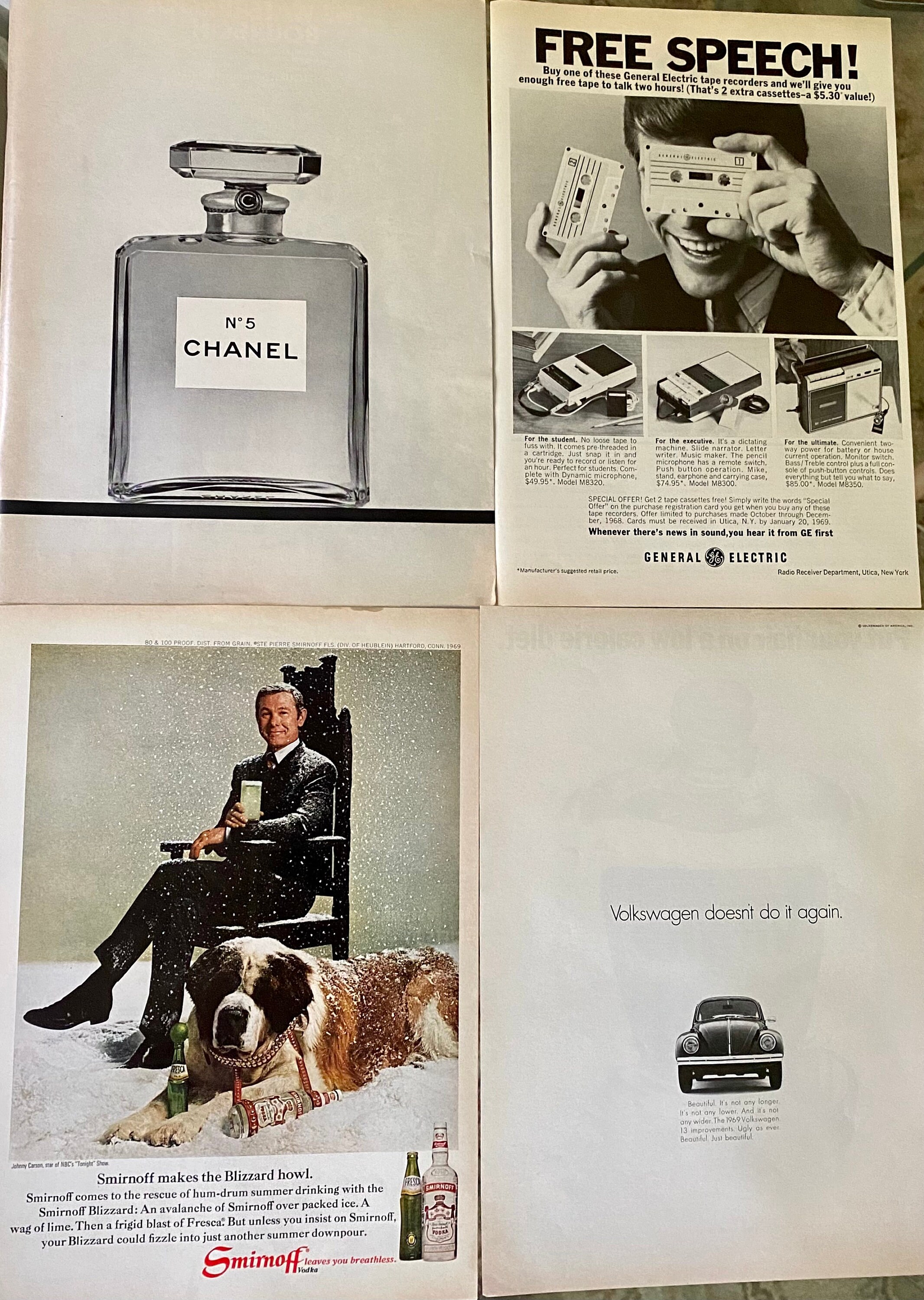 Vintage Chanel Ad Poster