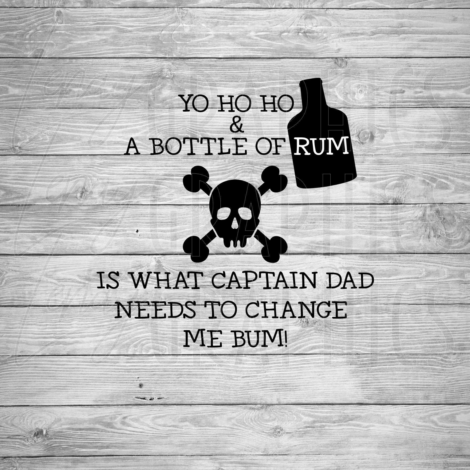 Pirate Baby Bum Rum | Digital Download | SVG | Baby | Toddler | Child ...