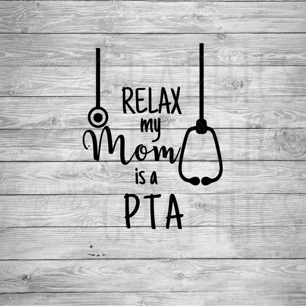 My Mom is a Physical Therapist Svg - Etsy