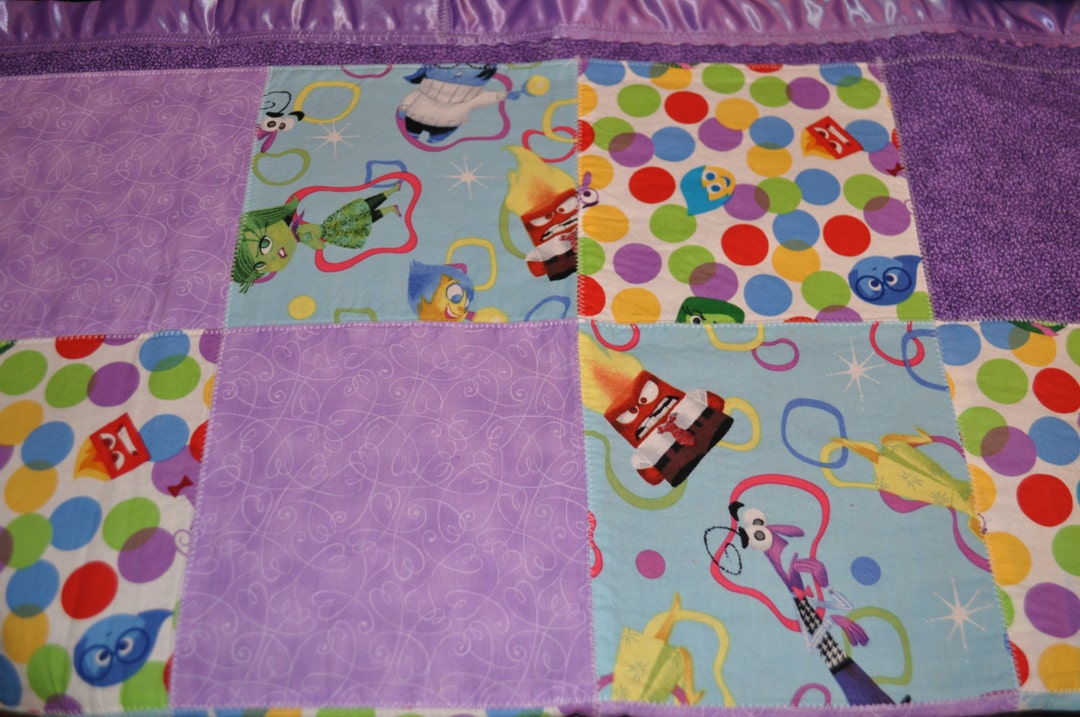 Inside Out Baby Blanket - Cotton and Fleece - Etsy