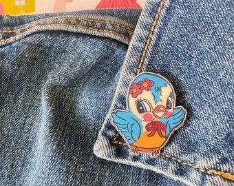 Bluebird Pin - Etsy