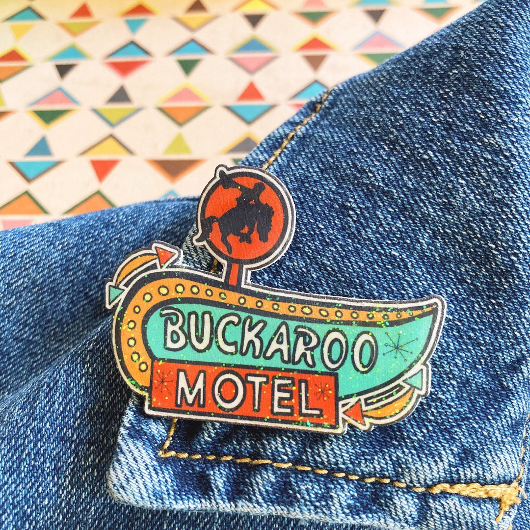 Buckaroo Motel Tucumcari New Mexico Route 66 Vintage Sign Pin, Magnet ...