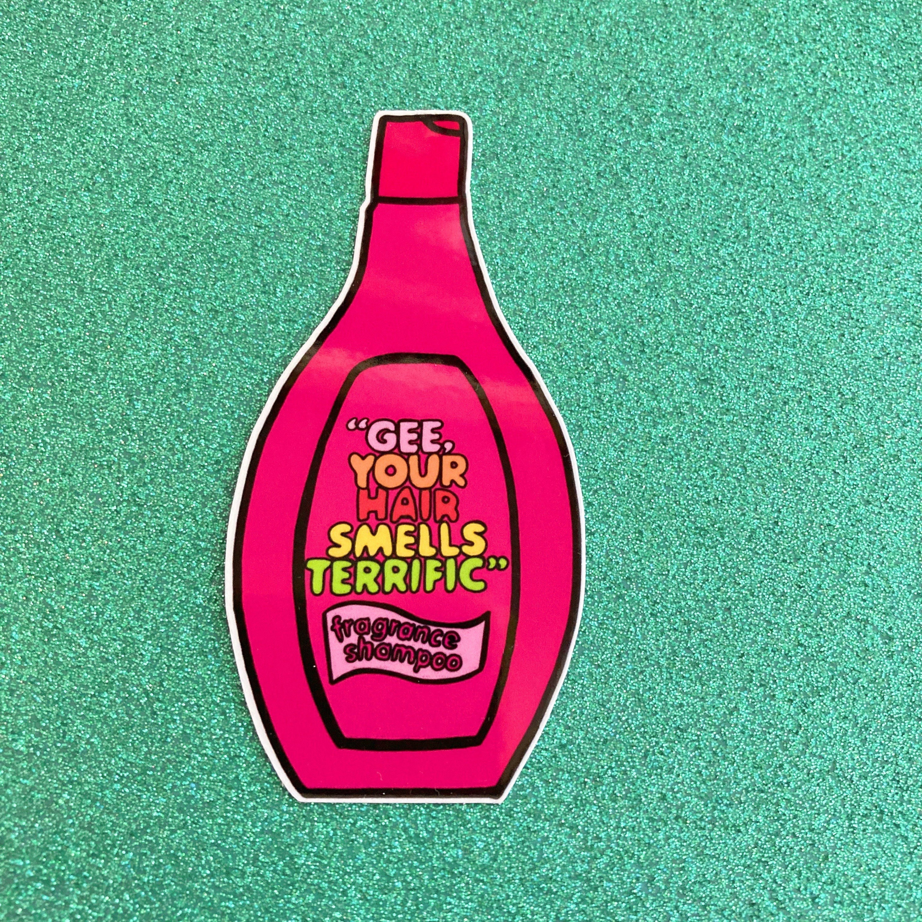Vintage Gee Your Hair Smells Terrific Shampoo Pin Magnet Earrings Sticker or Necklace Etsy