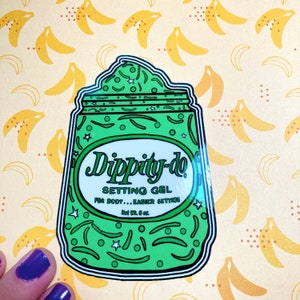 Vintage Dippity-do Setting Gel Pin, Magnet, Necklace,earrings or ...