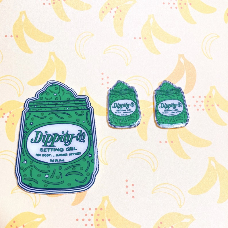 Vintage Dippity-do Setting Gel Pin Magnet Necklaceearrings - Etsy