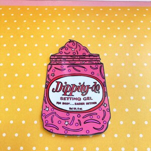 Vintage Dippity-do Setting Gel Pin, Magnet, Necklace,earrings or ...