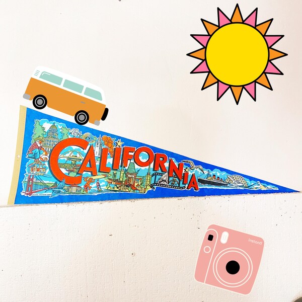 California Pennant - Etsy