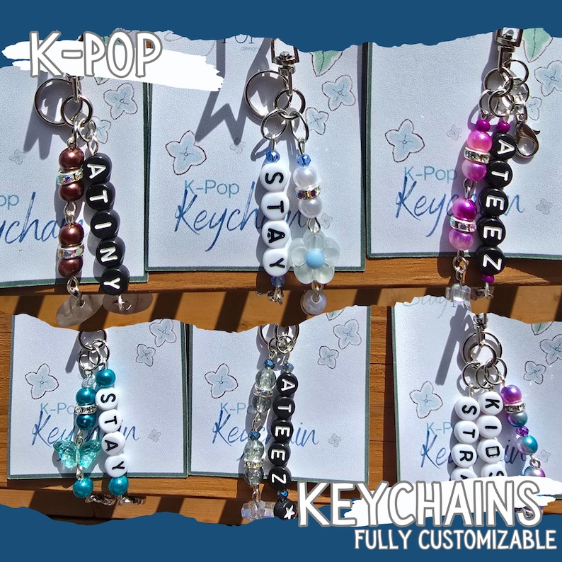 K-pop Keychains - Etsy
