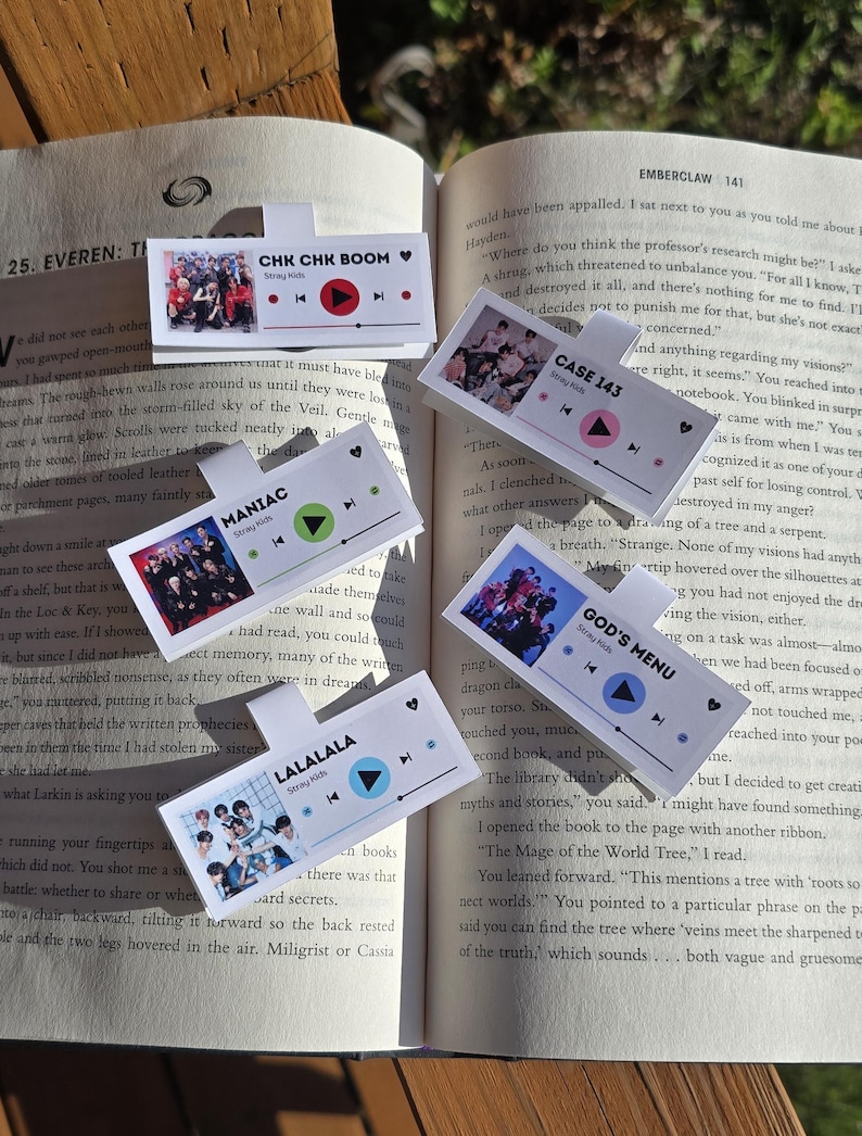 K-pop Magnetic Bookmarks - Etsy