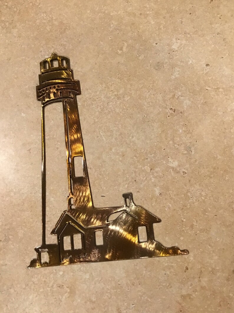 Plasma Cut Kandy Painted Lighthouse Style 3 Metal Mancave - Etsy