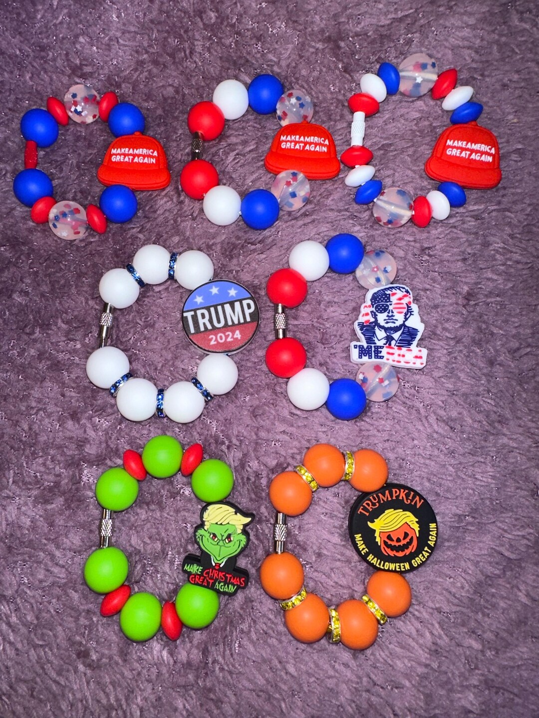 Patriotic MAGA Charm for Stanley Cup Yeti Water Bottle Tumbler Handle ...