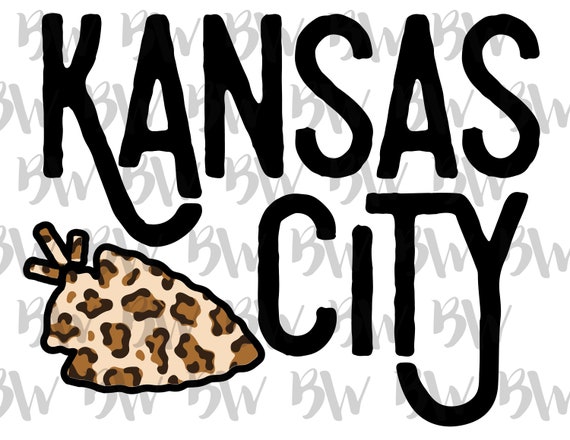 Kansas City Chiefs Arrowhead Leopard PNG Digital File - Etsy