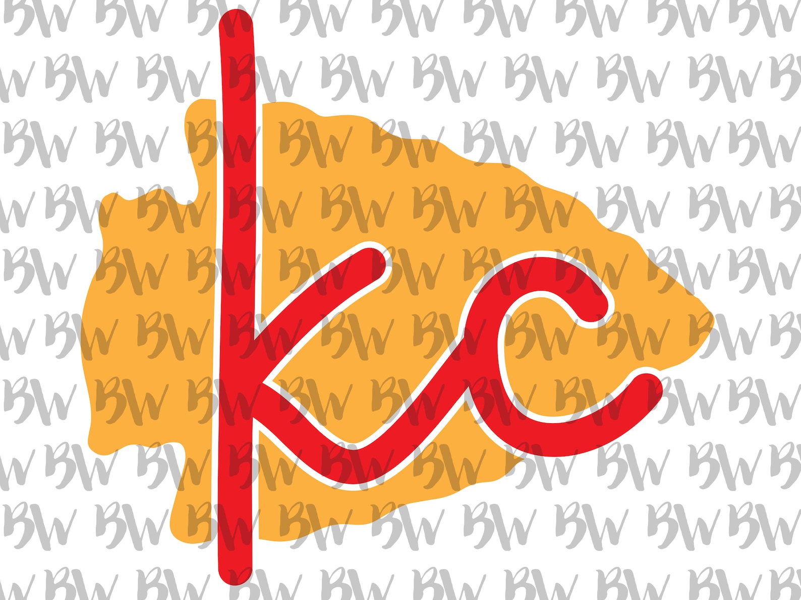 Kansas City KC Chiefs Arrowhead PNG SVG Digital File - Etsy