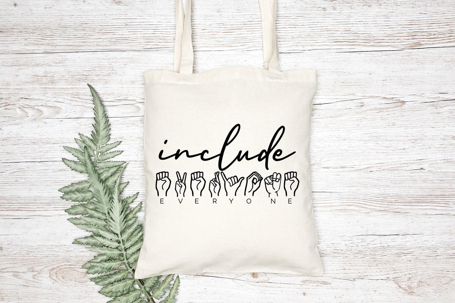 Include Everyone ASL Sign Language American Sign Language - Etsy