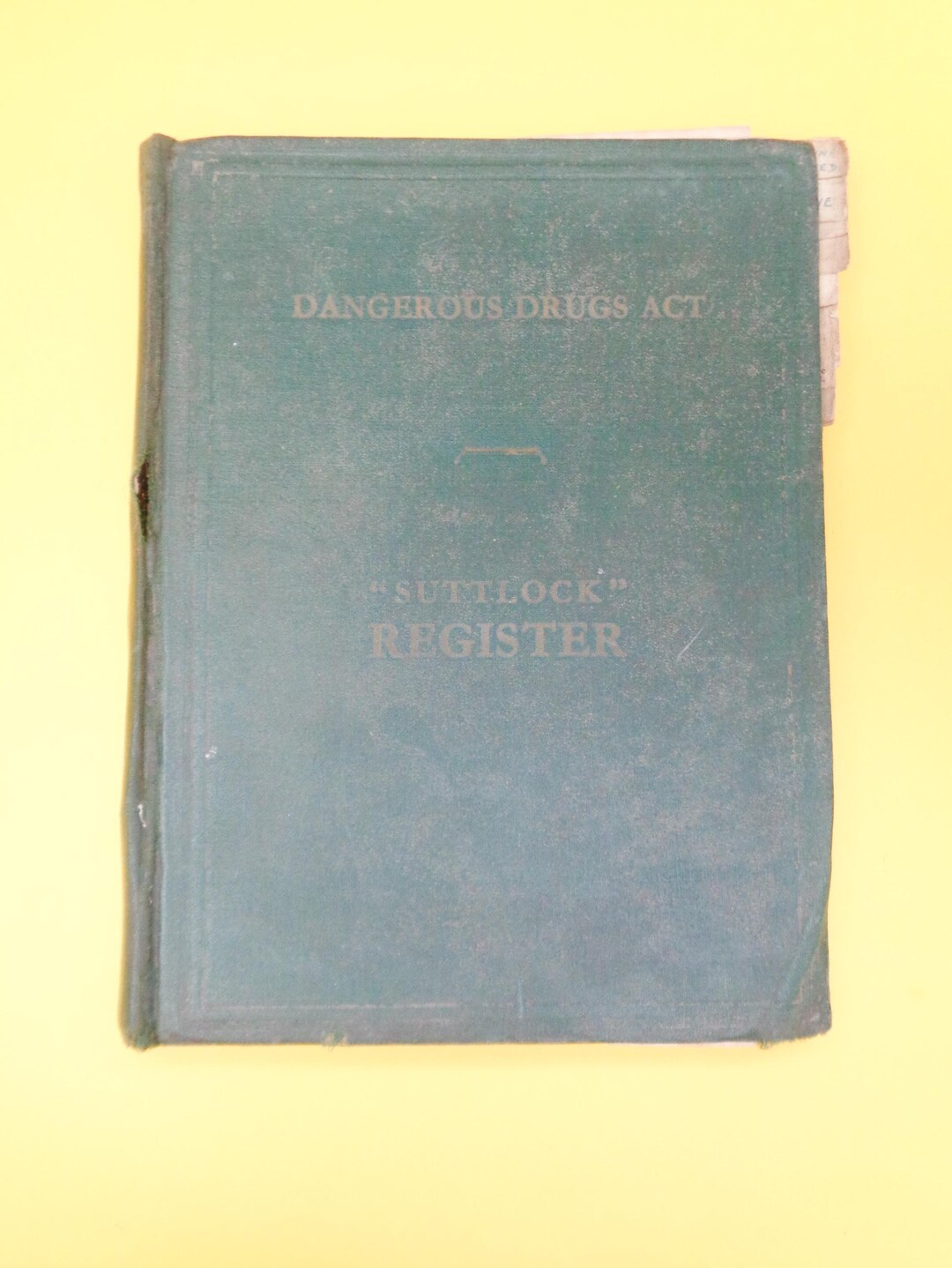 Rare Vintage 1940s Handwritten Dangerous Drugs Register - Etsy