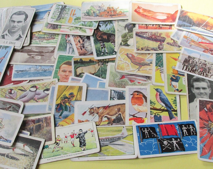 30 Vintage Tea Cards Mix of Cards - Etsy