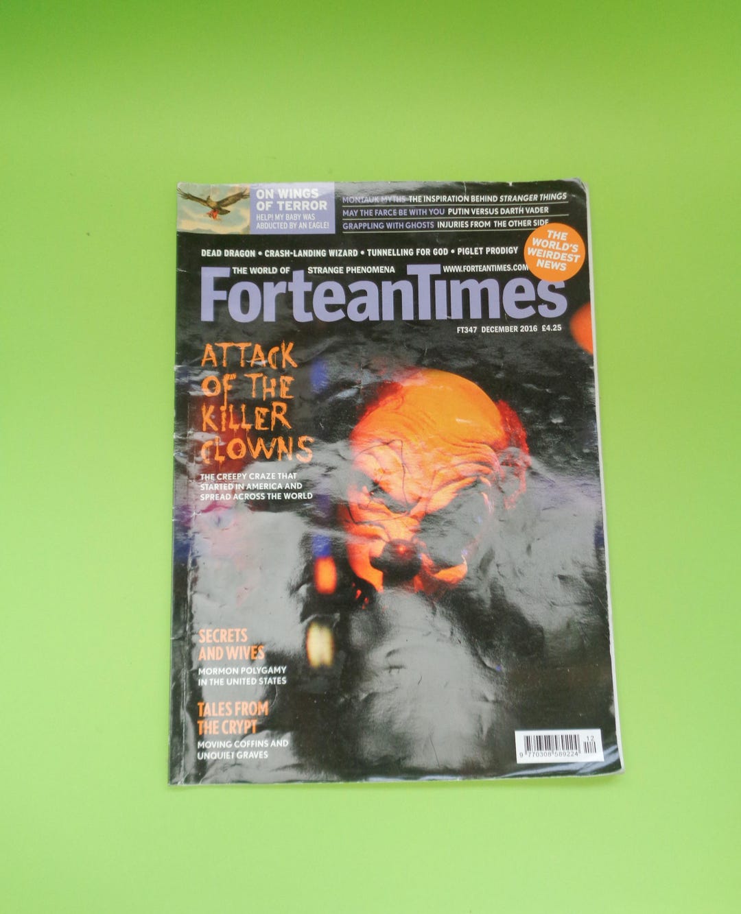 Fortean Times Magazine - Issue 347 2016 - Attack of the Killer Clowns ...