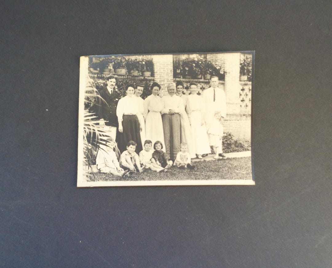 Antique 1894 Very Pale Sepia Photo - Scottish Missionaries in India - Etsy