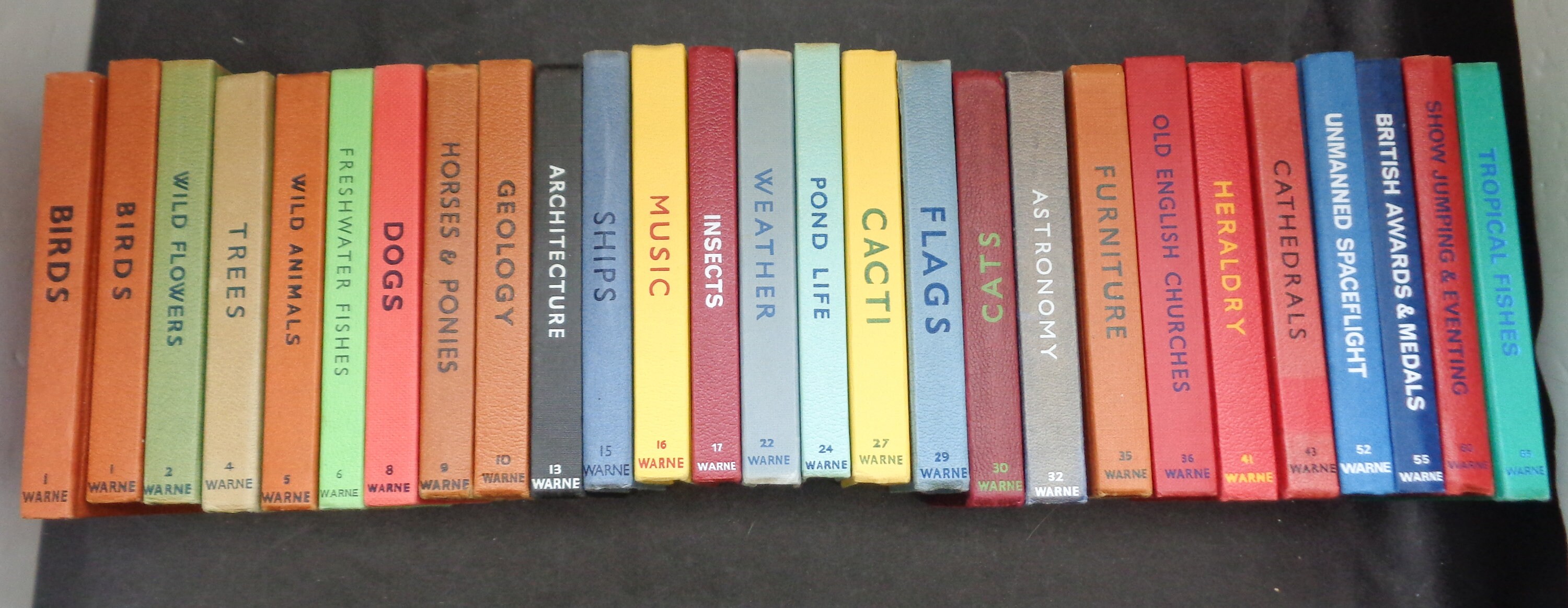 Vintage Observers Books Various Titles Coloured Cloth - Etsy UK