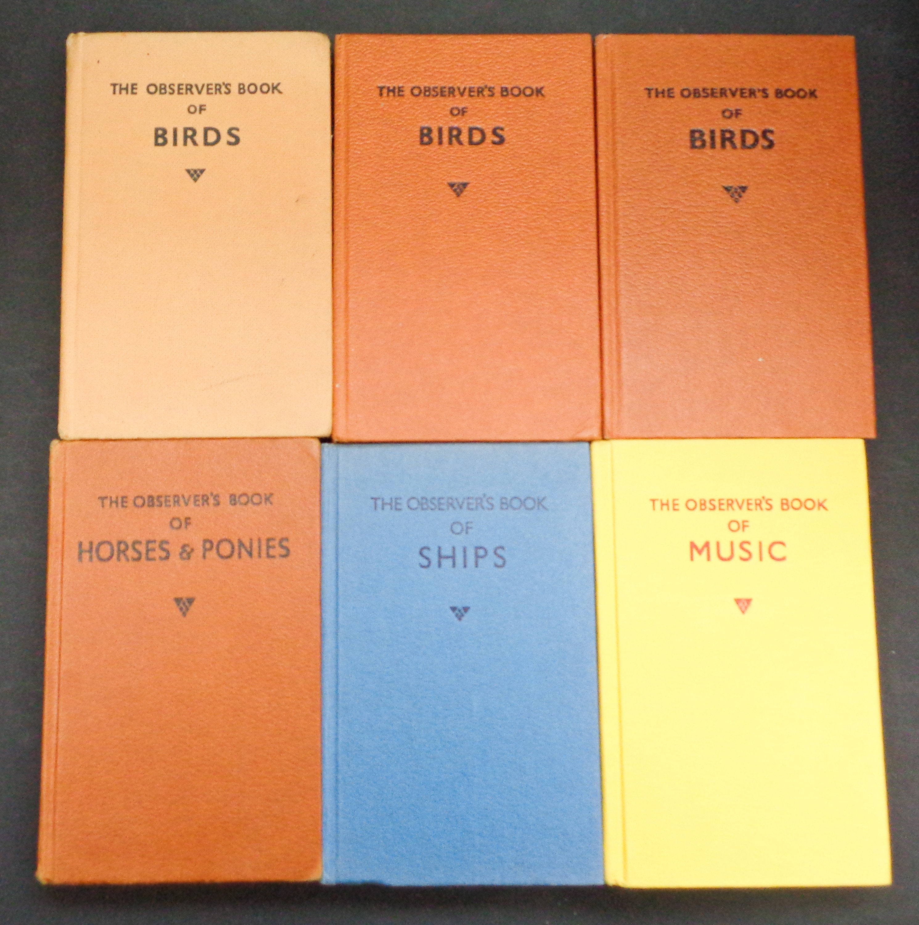 Vintage Observers Books Various Titles Coloured Cloth - Etsy UK